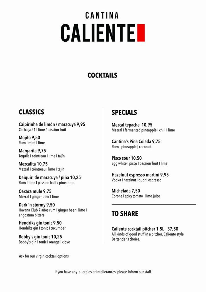 Cantina – Caliente