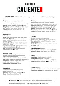 Cantina – Caliente